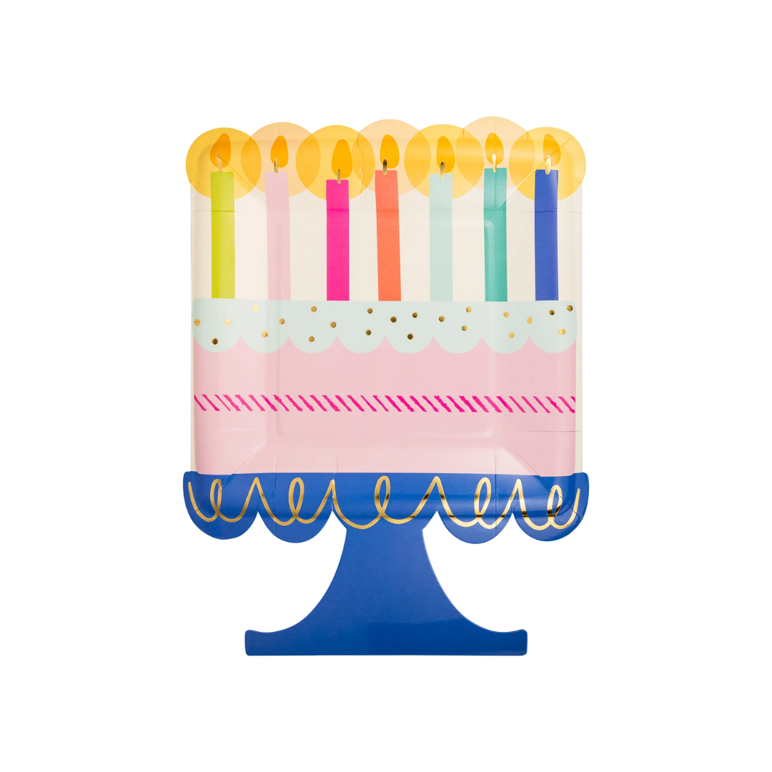 Cake Shaped Paper Plate – PartyStock