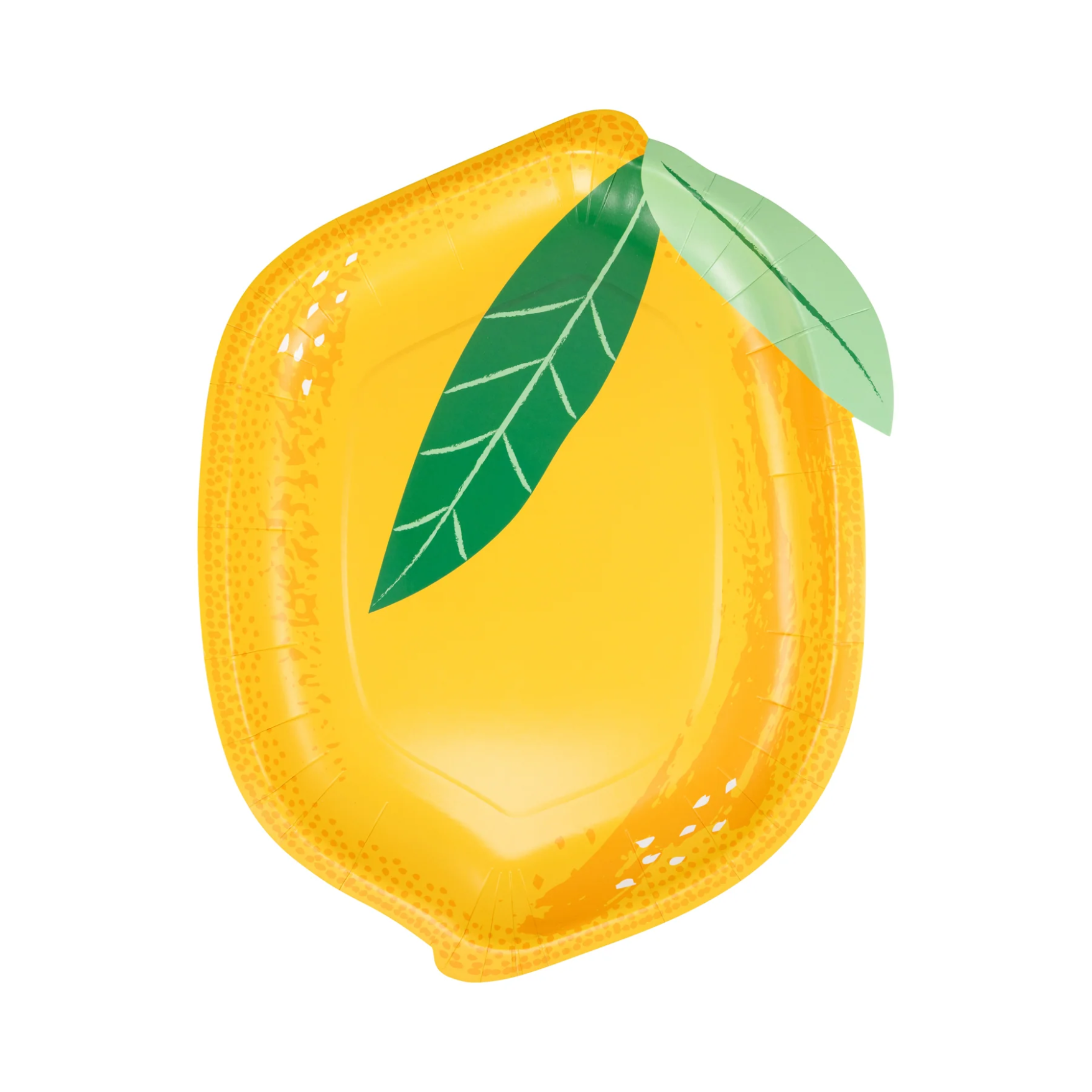 Lemon Shaped Plate – PartyStock